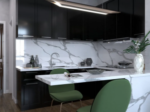 Đá Vicostone trắng vân mây _ Đẳng cấp đá nhân tạo